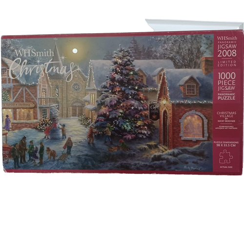 WH Smith 1000pc Christmas Village 2008 Limited Edition Jigsaw Puzzle ...