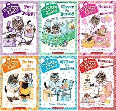Dr. Kittycat Series Collection Set Books 1-6 Paperback By Jane Clarke ...
