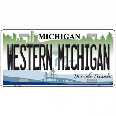 Western Michigan Michigan Metal Sign | eBay