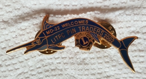 LITPC Pin Traders Swordfish Lions Club Pin, MD-22 2002 | eBay