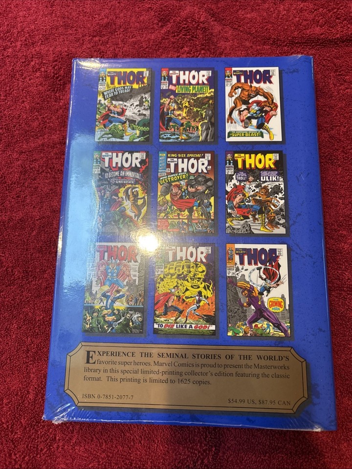 SEALED Marvel Masterworks Vol 69. MIGHTY THOR 131-140 & Annual No. 2 ...