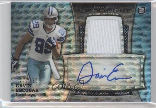 2013 Bowman Sterling - Autograph Rookie Relics Gavin Escobar #BSAR-GE ...