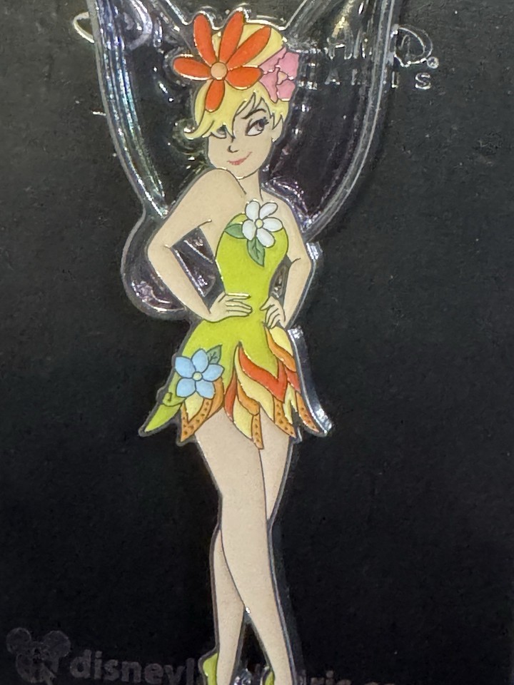 Disney Disneyland Paris Pin Tinker Bell Flowers Iridescent Wings ...