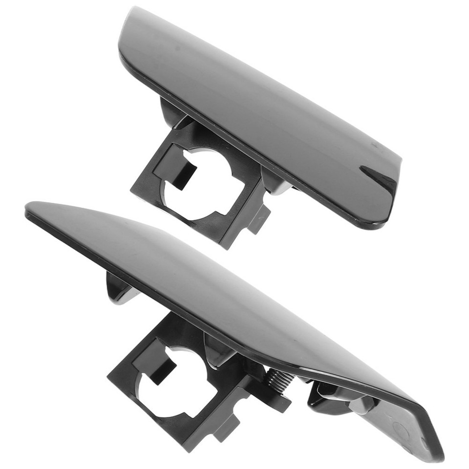 2 Pcs Car Headlight Washer Cover Cap Jet Headlamp Spray Nozzle Bumper ...