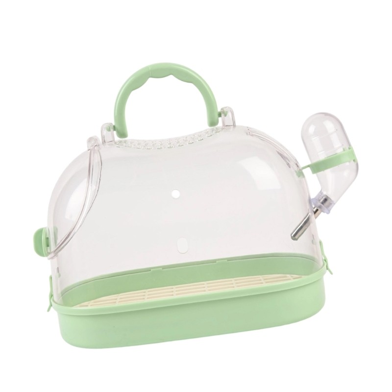 Hamster Carriers Cage Easy Ventilation Clear Travel Box for Small Pet ...