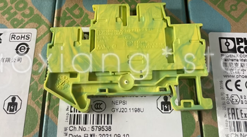 50pcs Wire support double layer grounding terminal PTTB 2.5-PE-3210596 ...