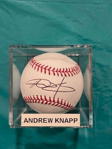 Philadelphia Phillies Andrew Knapp Autographed Baseball with cube | eBay