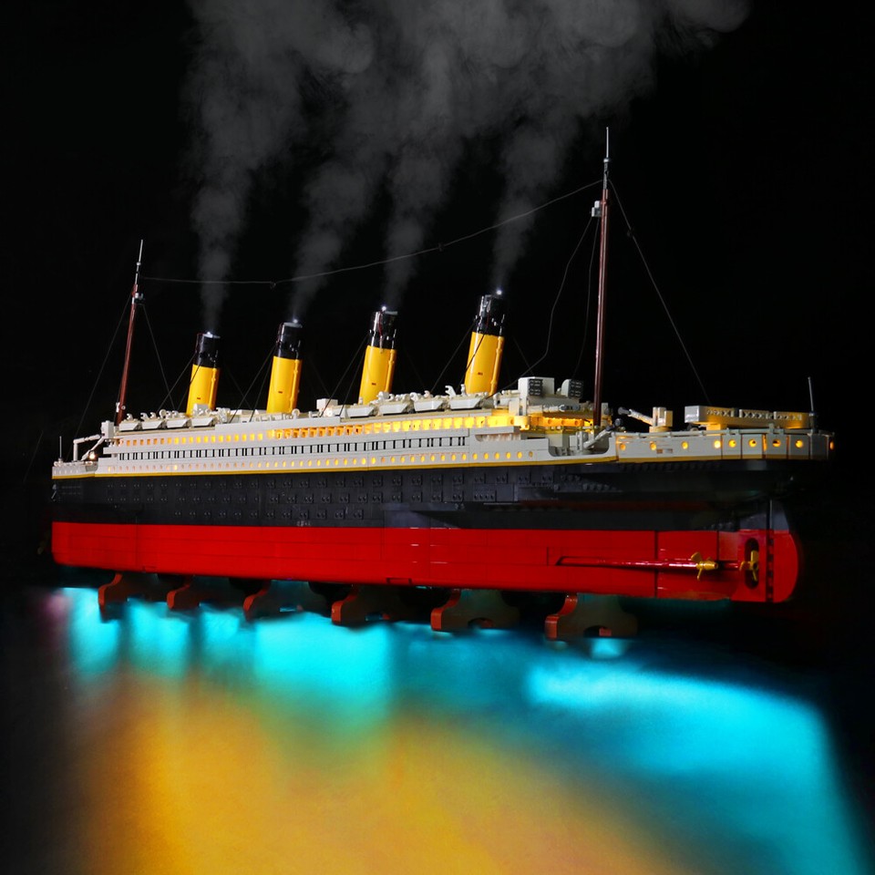 LocoLee LED Light Kit for Lego 10294 Creator Expert Titanic Ship Remote ...
