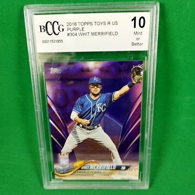 Whit Merrifield 2018 Topps #304 Baseball Card Graded MT 10 | eBay