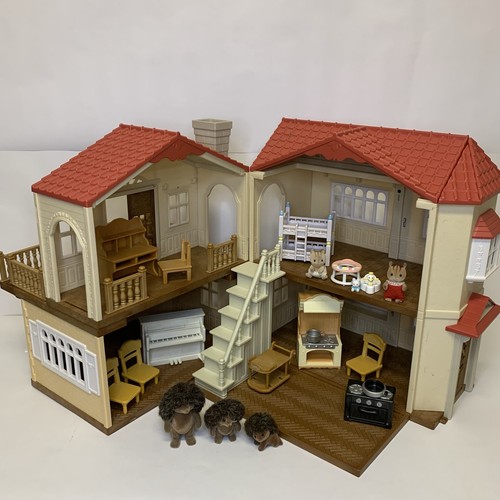 Calico Critter Red Roof Country Home Sylvanian Family House | eBay