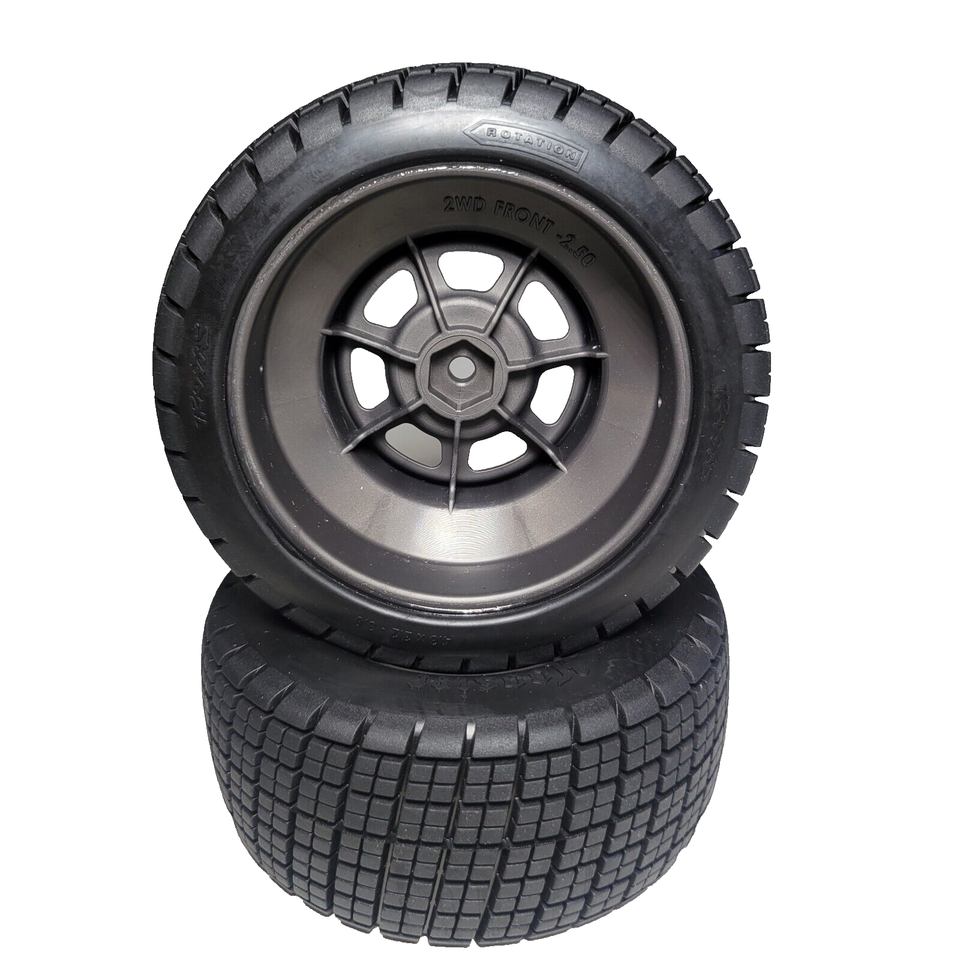 Fits Traxxas Slash Modified Hoosier Tires & 12mm Wheels Front & Rear ...