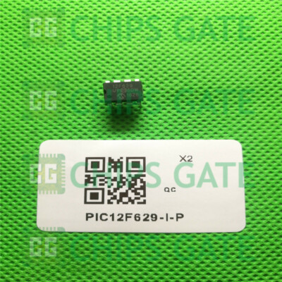 8PCS PIC12F629-I/P 12F629 DIP8 Microchip IC Chips DIP | eBay