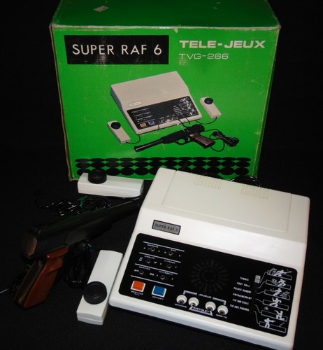 Super Raf 6 Tele-Jeux TVG-266 / Pong avec Pistolet / En Boite TBE ...