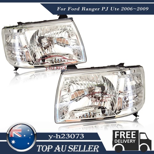 Pair/Set Head Light Fits For Ford Ranger PJ Ute 2006~2009 LH+RH Front ...
