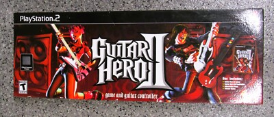 Sony PlayStation 2 GUITAR HERO II EMPTY BOX! FOR DISPLAY OR SALES! | eBay