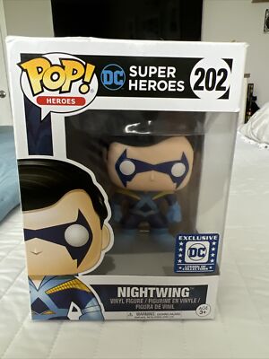 NIGHTWING FUNKO POP #202 DC LEGION OF COLLECTORS EXCLUSIVE NEW TEEN ...