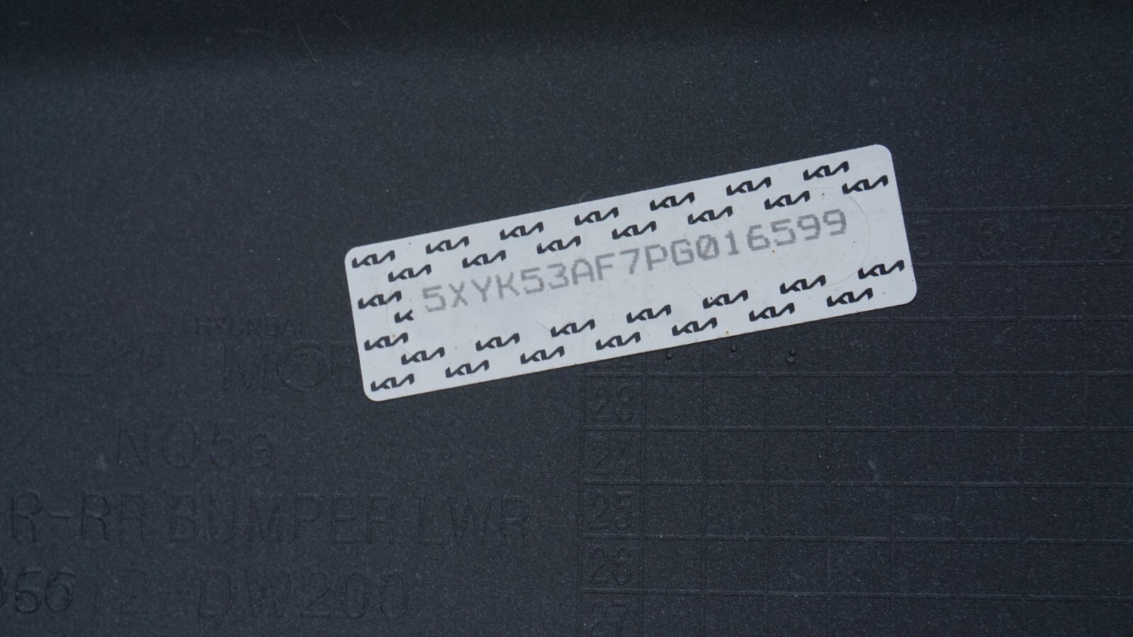 2022-2023 Kia Sportage Rear Lower Bumper Cover OEM 86612-P1000 22 23 | OE