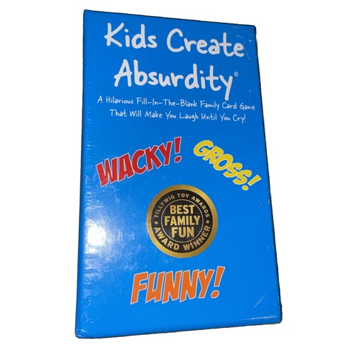Kids Create Absurdity Fun Card Game for Kids Family - Brand New ...