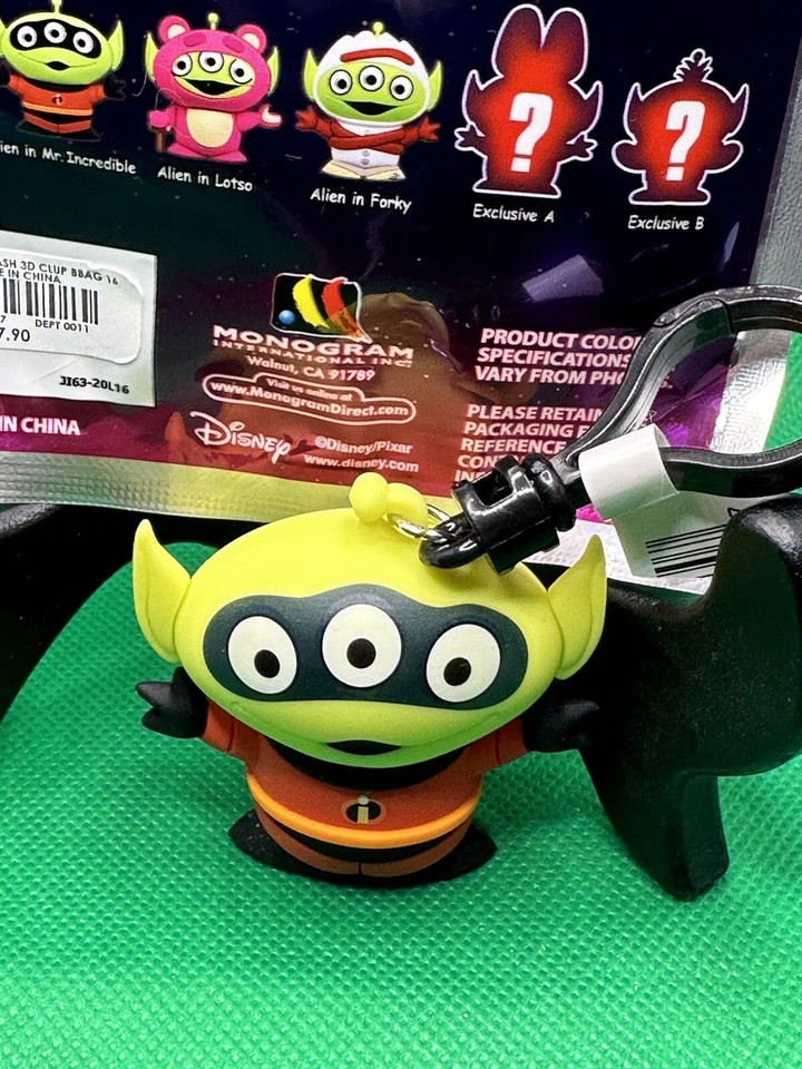 Disney Pixar Alien Remix Figural Bag Clip Series Mrs. Incredible NWT | eBay