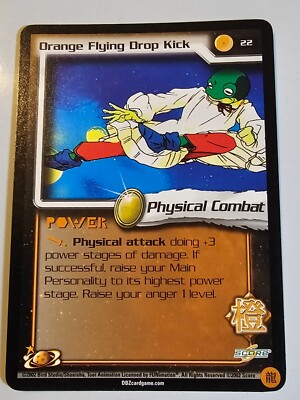 Orange Flying Drop Kick 2002 Score Limited Dragon Ball Z DBZ TCG #22 | eBay