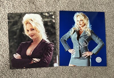 LOT (2) Debra McMichael Wwf Wwe Signed 8x10 Photos PUPPIES Stone Cold ...