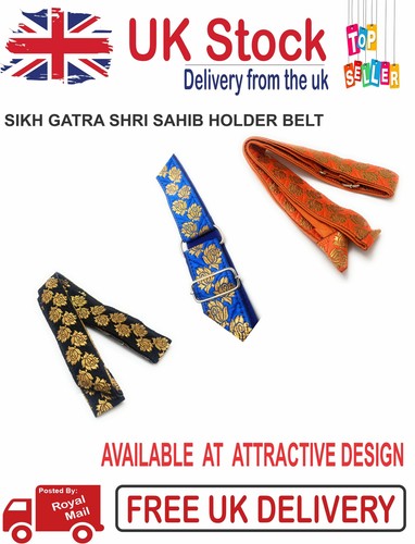 Sikh Singh Kaur Khalsa Fancy Gatra Belt for Siri Sahib or Kirpan Multi ...