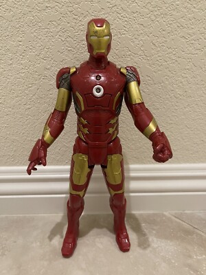 Marvel Avengers Titan Hero IRON MAN Talking and light up 12” figure | eBay