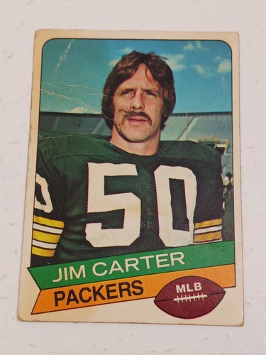 Jim Carter Green Bay Packers 1977 Topps Card #7 | eBay