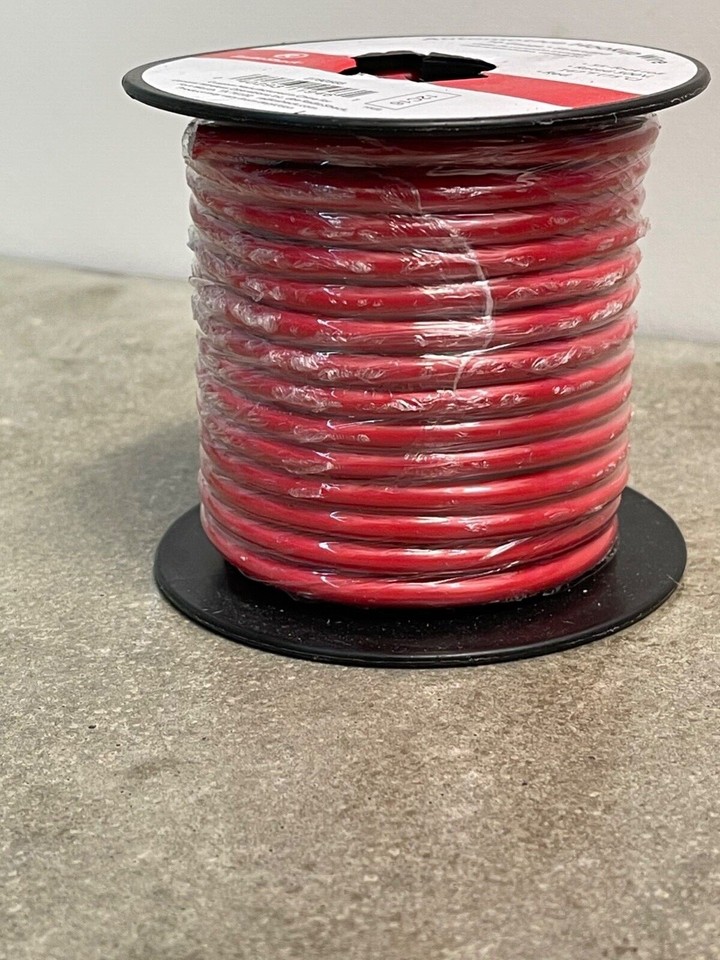 35 ft AUTOMOTIVE WIRE 10 AWG Car audio trailer hookup RED Wiring New ...