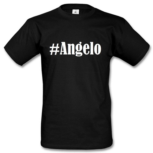 T-Shirt #Angelo Hashtag Raute für Damen Herren und Kinder | eBay.de