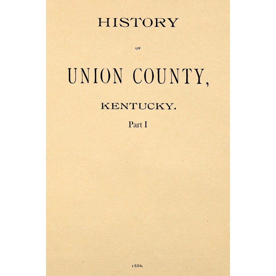 History of Union County, Kentucky | eBay