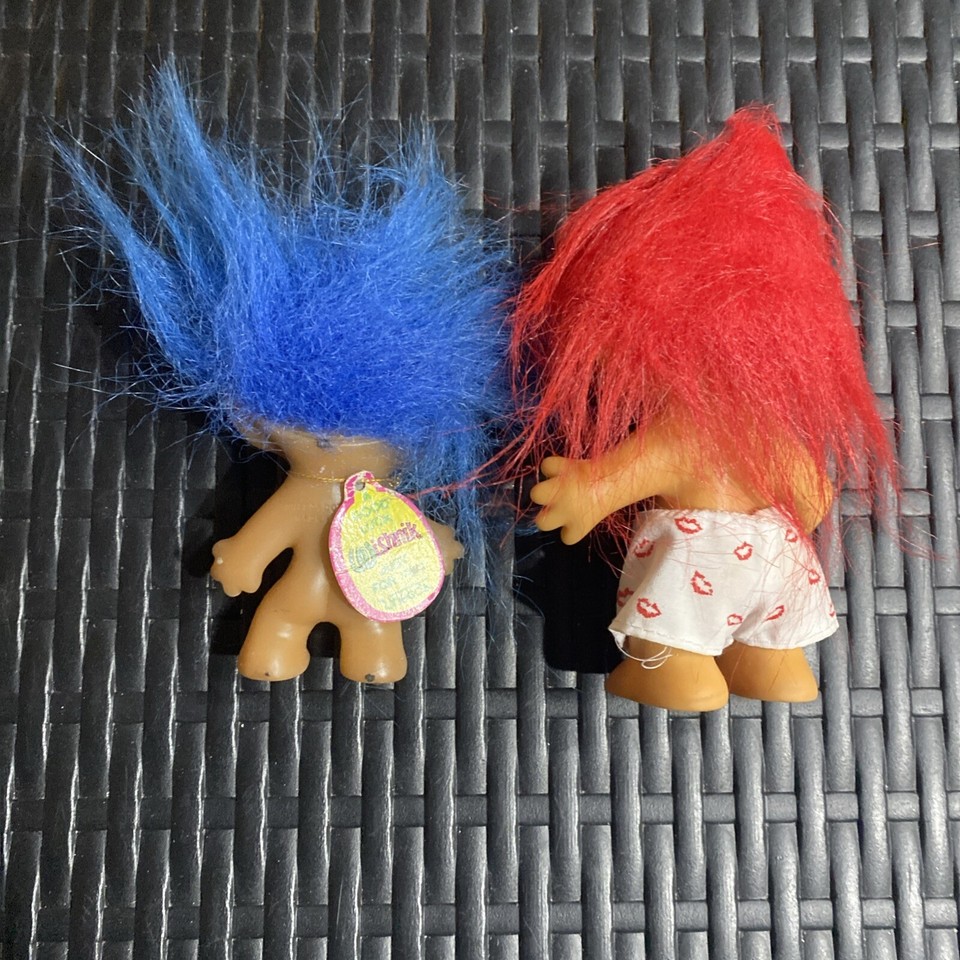 Vtg Troll Doll Troll-Kins Lot of 2 Outfit Toy Trolls Male Dress Up | eBay