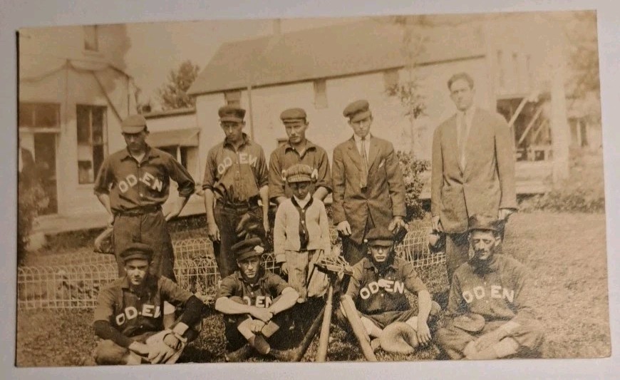 ODEN, Michigan, City Baseball Team, Rare 1910 RPPC Postcard | eBay