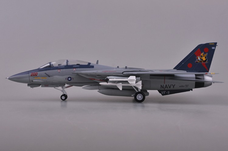 Easy model 1/72 F-14B VF-11 Red Rippers AG-200 /163227 USS GEORGE ...