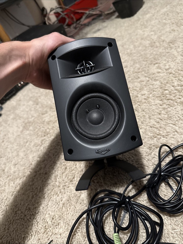 Klipsch ProMedia 2.1 THX Certified Speakers & Volume Control Pod- Fast ...