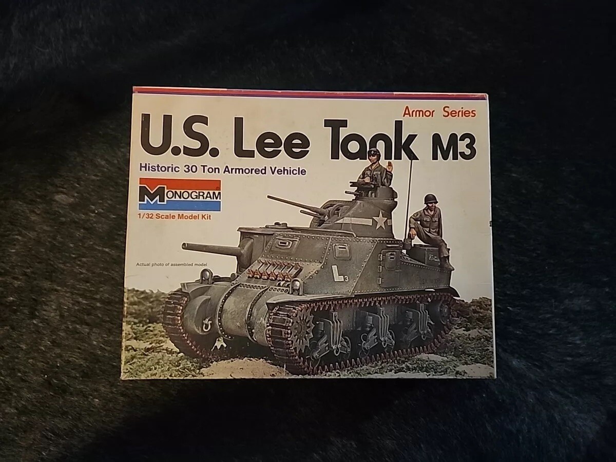 U.S. Lee Tank M3 Historical 39 Ton Armored Vehicle 1/32 Monogram | eBay