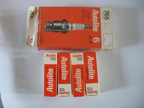 NOS Autolite 765 Spark Plug Box of 5 Made in USA | eBay