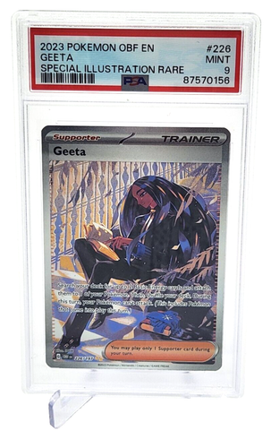 PSA 9 Mint Geeta Obsidian Flames 226/197 Holo Special Illustration Rare ...