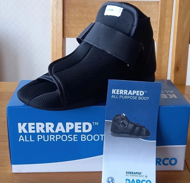 KERRAPED ALL PURPOSE BOOT KP3B DARCO BLACK SIZE LARGE UK 7-9.5 NEVER ...