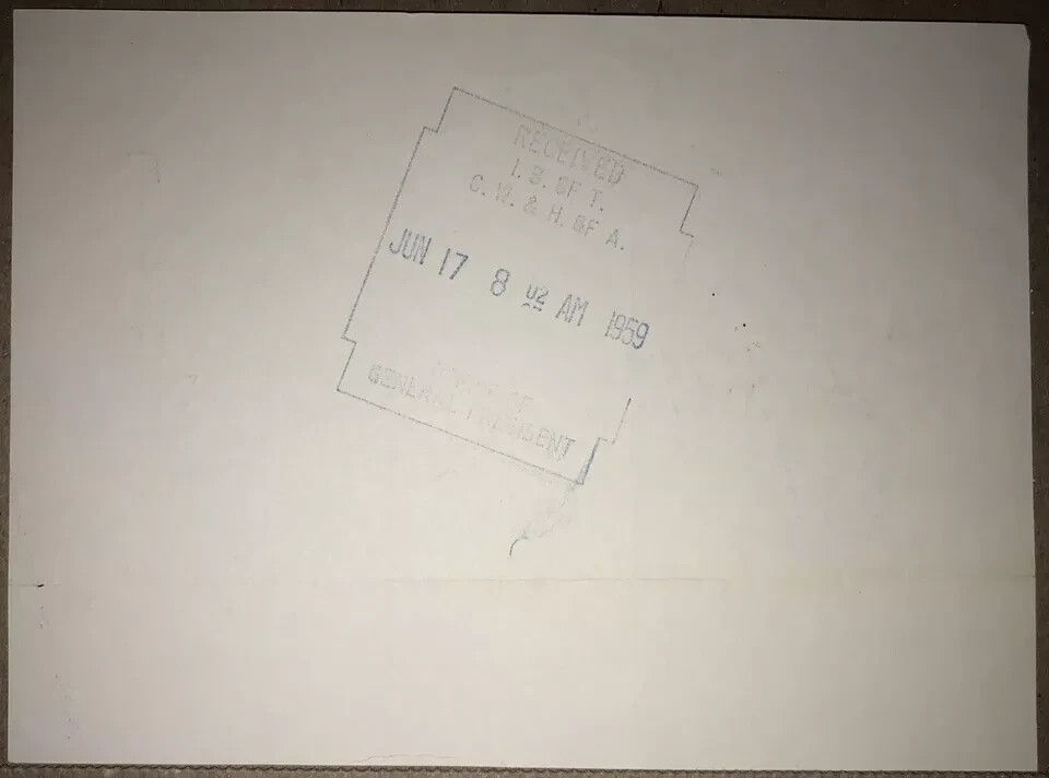 James "Jimmy" Riddle Hoffa ~ Signed Autographed 1950's Cut ~ JSA LOA | eBay