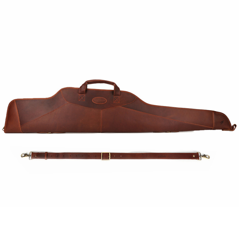 Leather Rifle Carrying Scope Case Soft Gun Slip Storage Sling Bag ...