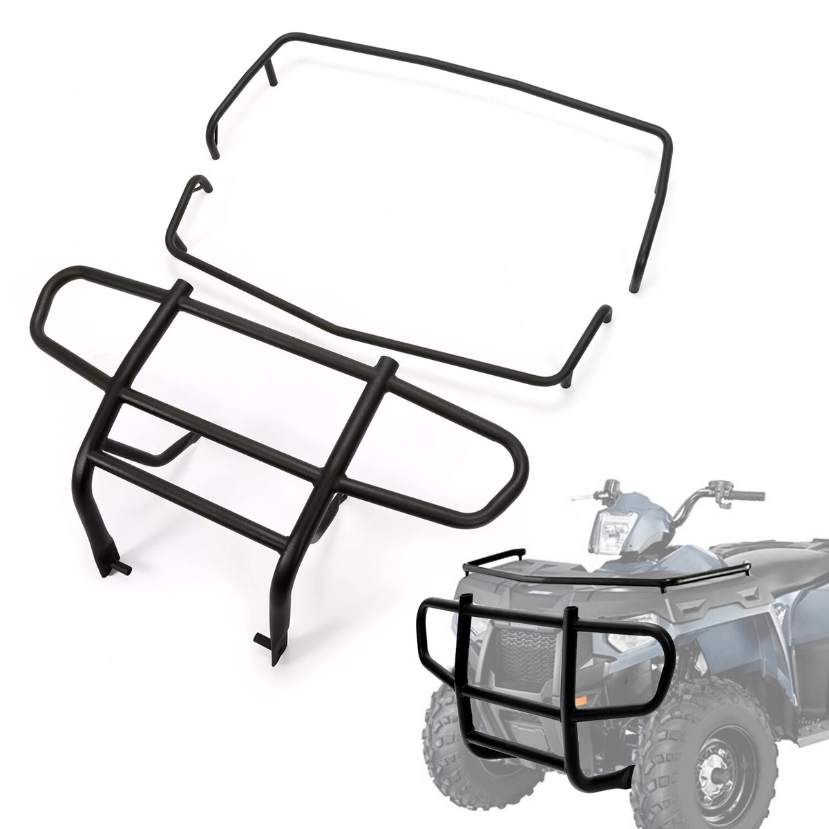 Polaris Sportsman Rear Rack For Atv Moose Flexgrip Gun & Bow Racks For