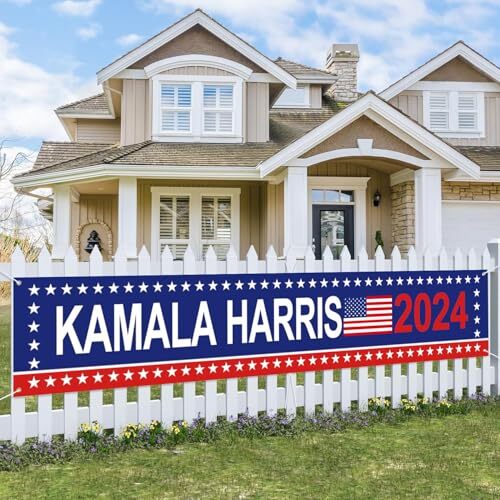 Kamala Harris 2024 Flag Harris for President Yard Sign Garden Banner 98 ...