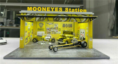 BOB 1:64 MOONEYES Station Garage Led Light Diorama | eBay