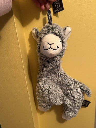 NAN DOG PET GEAR NANDOG NWT Flat LLAMA DOG TOY CRINKLE BODY & SQUEAKER ...