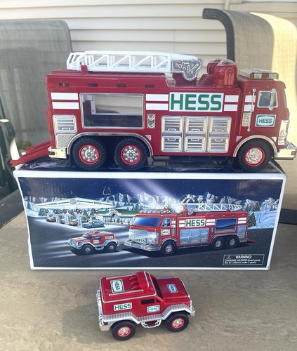 Hess 2005 Emergency Truck With Rescue Vehicle - Fire Truck Red Hess ...