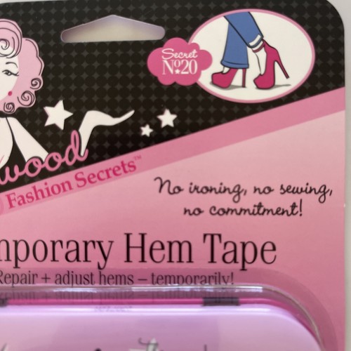 Hollywood Fashion Secrets Temporary Hem Tape, No-Sew Fabric Adhesive ...