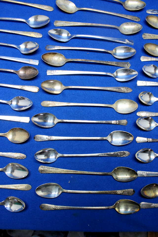 Vintage Silverplate Long Handle Iced Tea Spoons - Lot of 50 | eBay