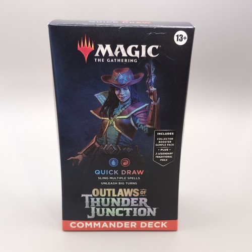 MTG Magic - Outlaws of Thunder Junction - Quick Draw Commander Deck ...