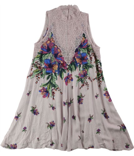 Free People Abito In Pizzo Marsha, Viola, X-Piccolo | eBay